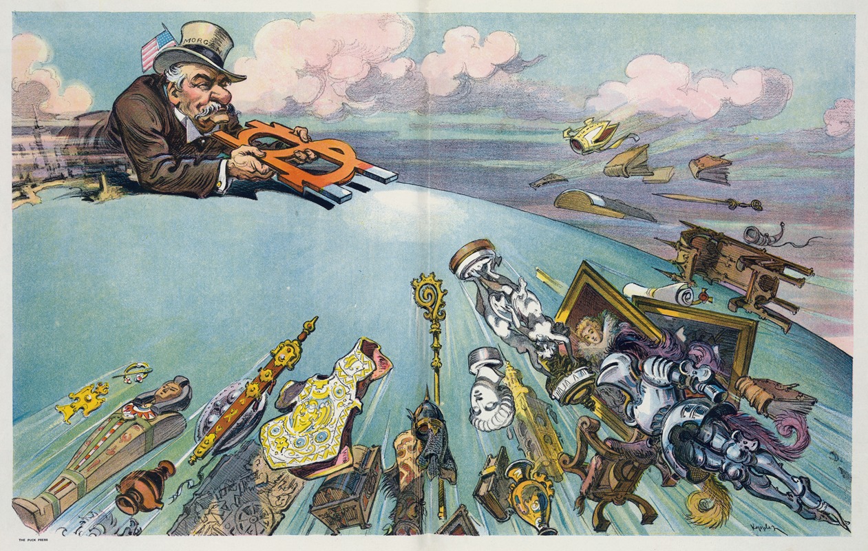 The magnet by Udo Keppler - Artvee