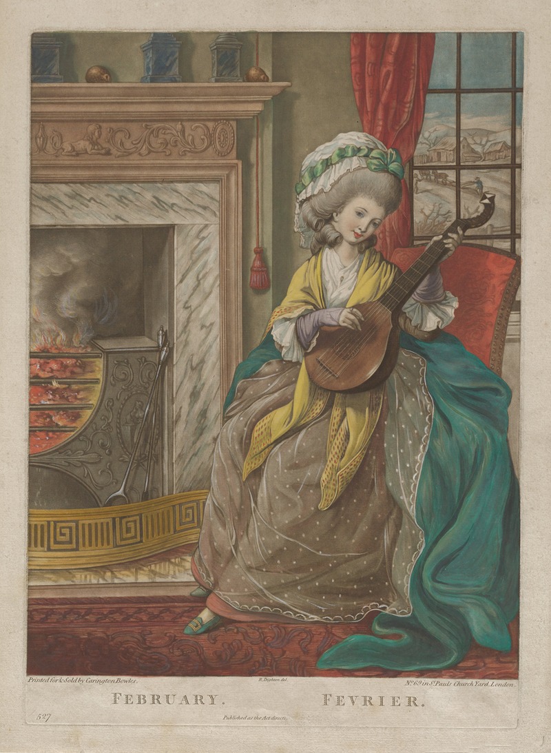 February, from The Twelve Months - Artvee