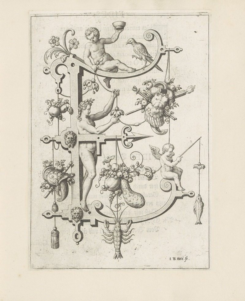 Letter E for Esau - Artvee