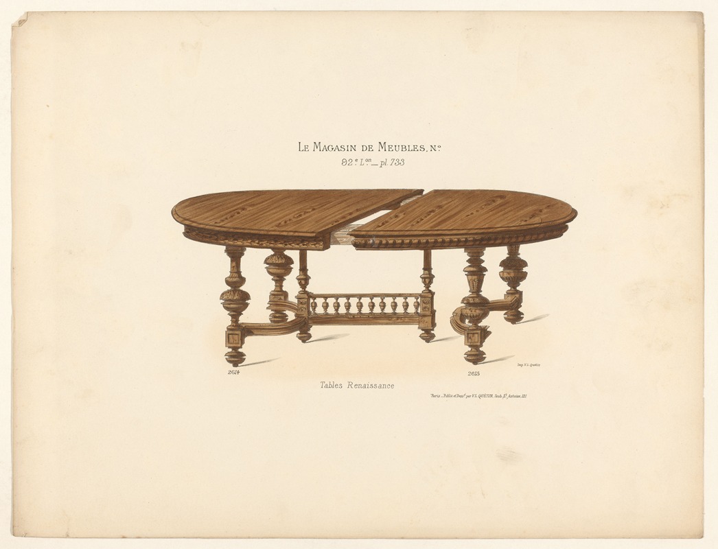 Tables Renaissance. - Artvee