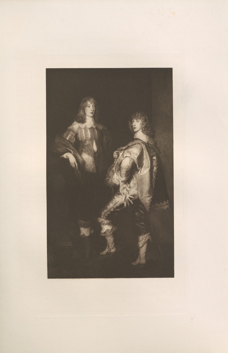 Lord John and Lord Bernard Stuart - Artvee