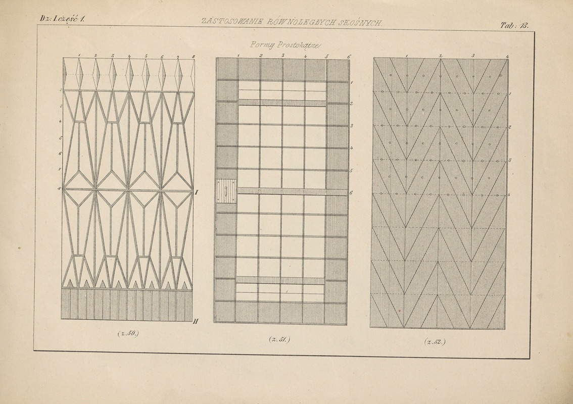 Wzory i nauka rysunku (Patterns and drawing lessons) Vol.2 Pl.14 - Artvee