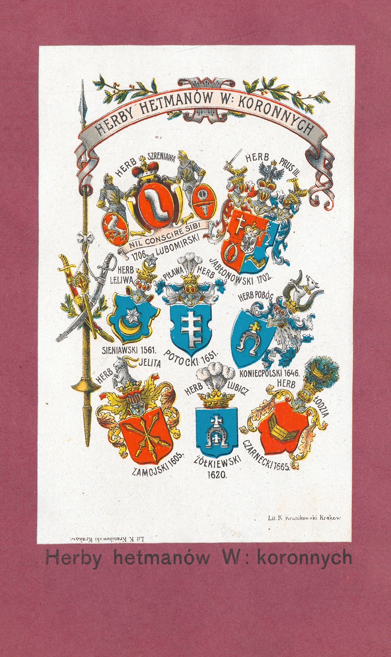 Herby hetmanów W; koronnych - Artvee