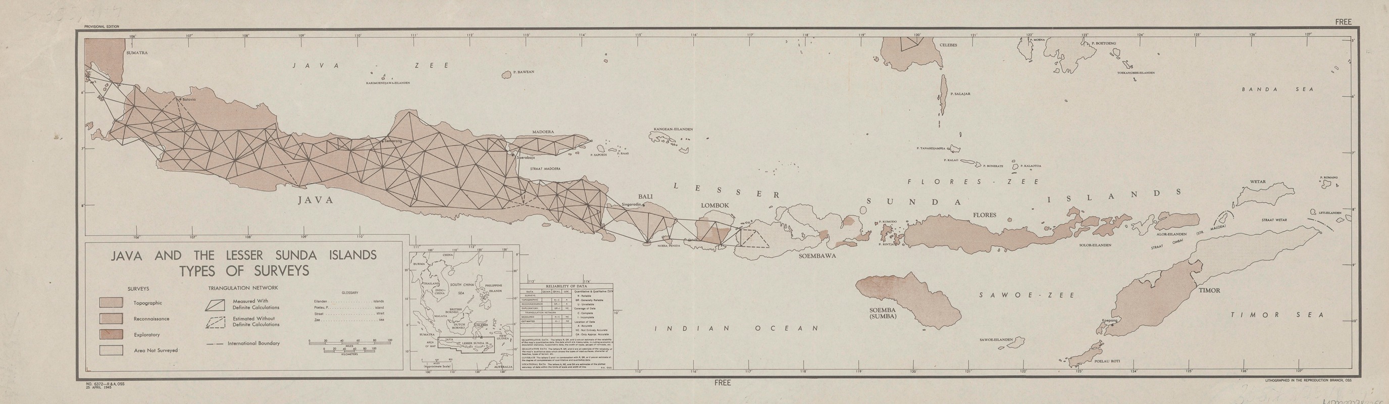 Java and the Lesser Sunda Islands – types of surveys - Artvee