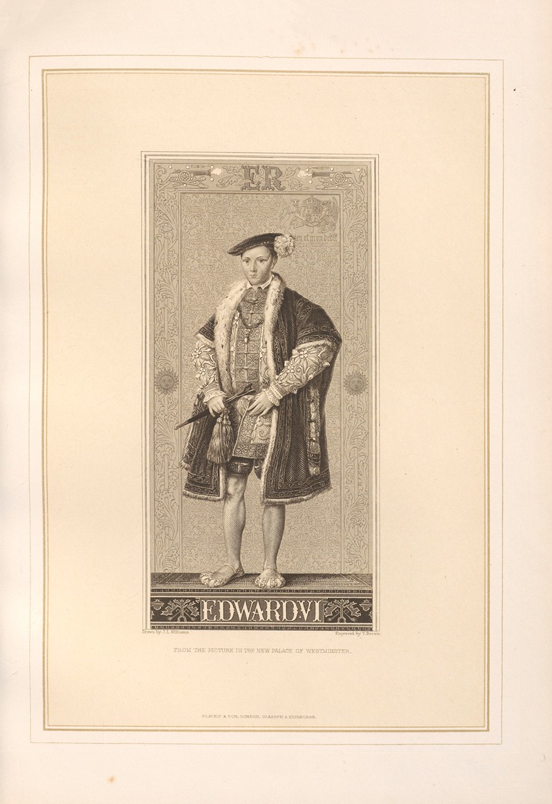 Portrait of Edward VI - Artvee