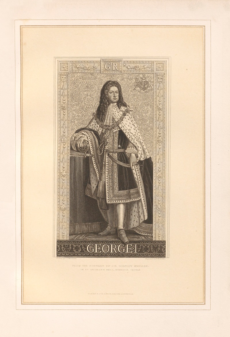 Portrait of George I - Artvee