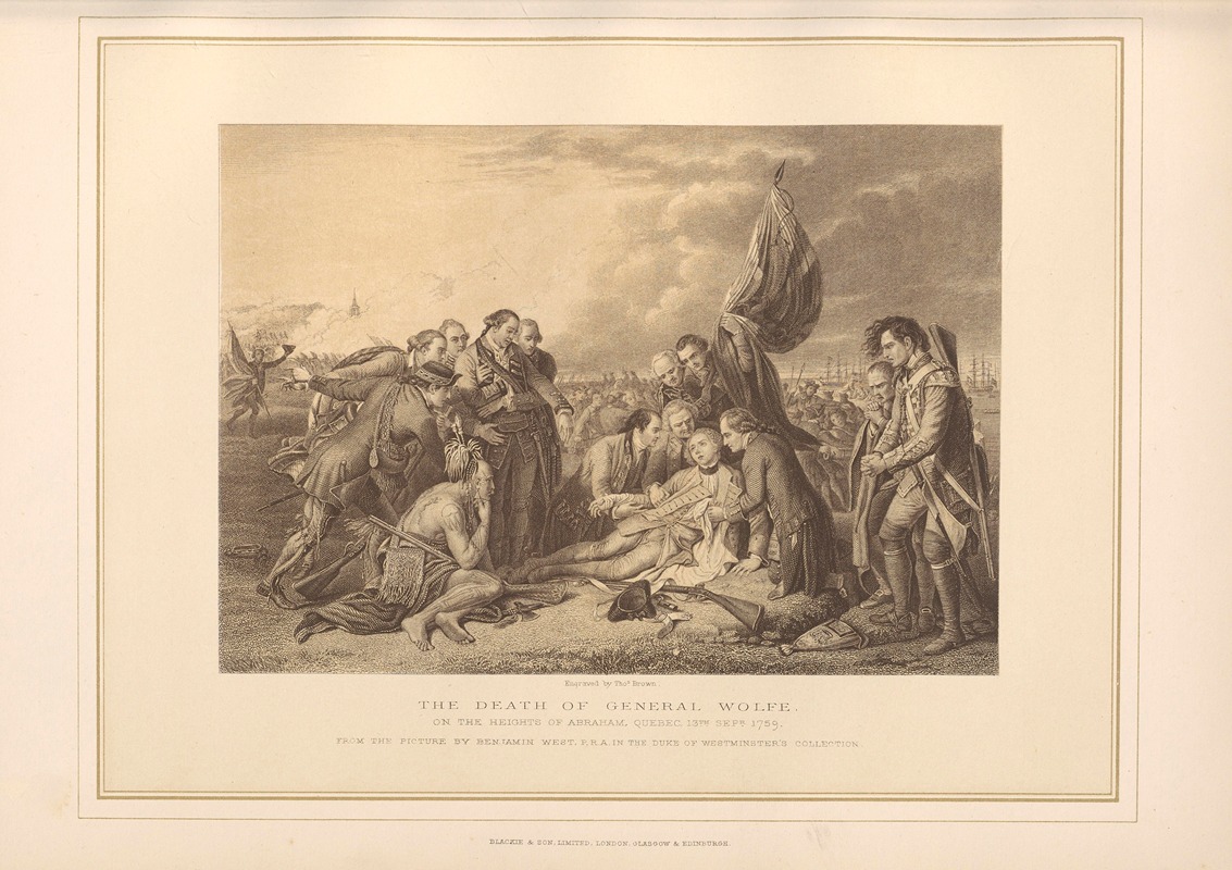The Death of General Wolfe – Benjamin West - Artvee