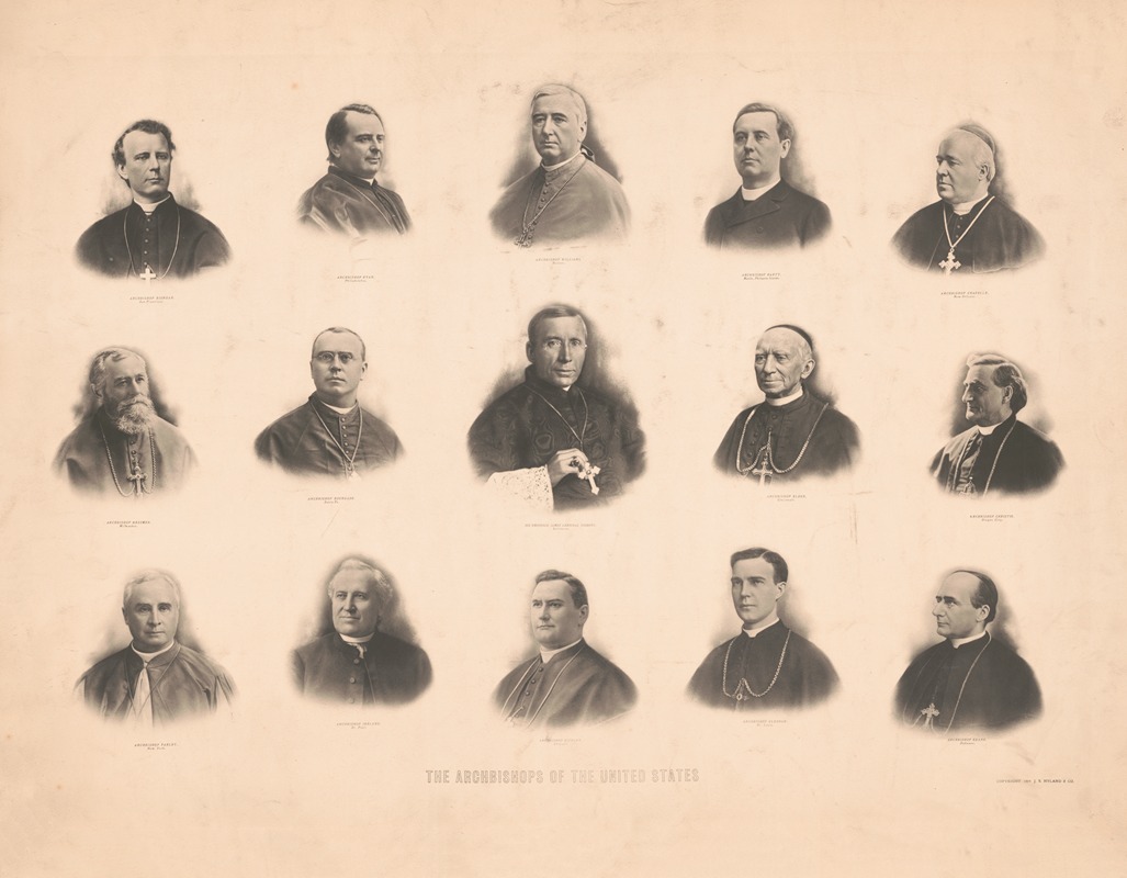 The archbishops of the United States - Artvee