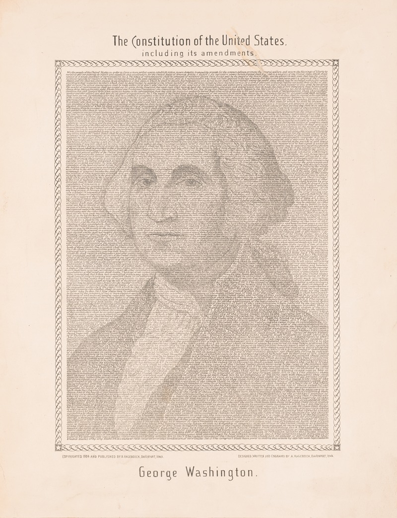 The constitution of the United States, including its amendments. George ...