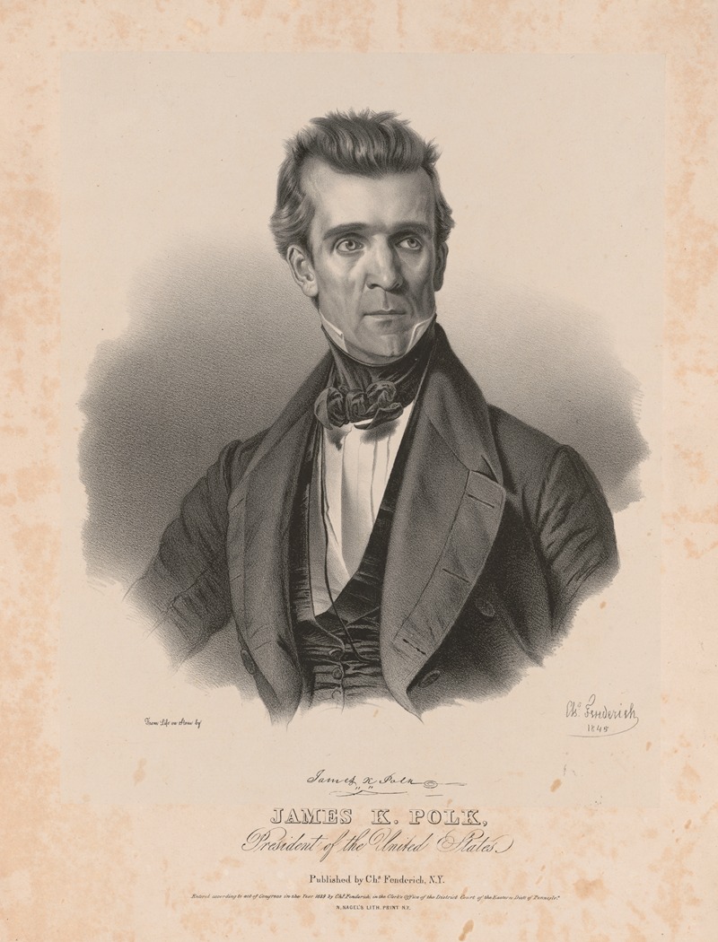 James K. Polk, President of the United States - Artvee