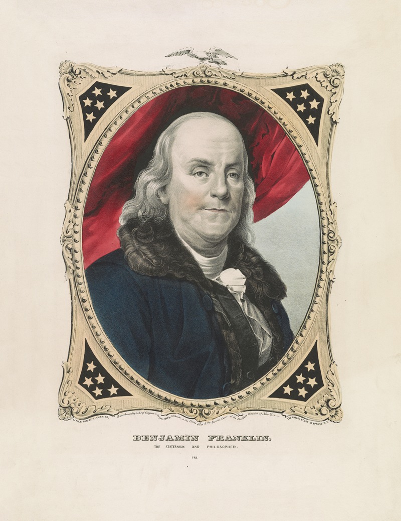 Benjamin Franklin, The statesman and philosopher - Artvee