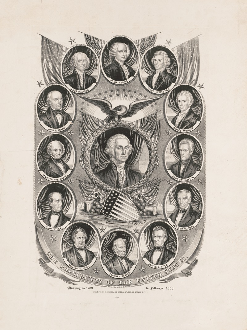 The Presidents of the United States; Washington 1789 to Fillmore 1850 ...