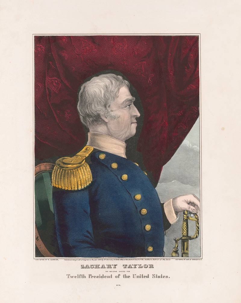 Zachary Taylor; the nation’s choice for twelfth president of the United ...