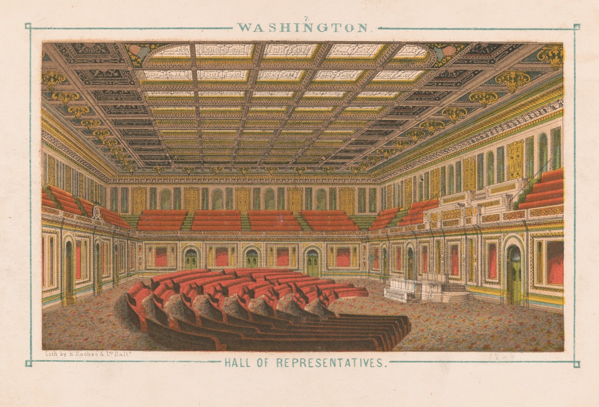 Washington – Hall of Representatives - Artvee