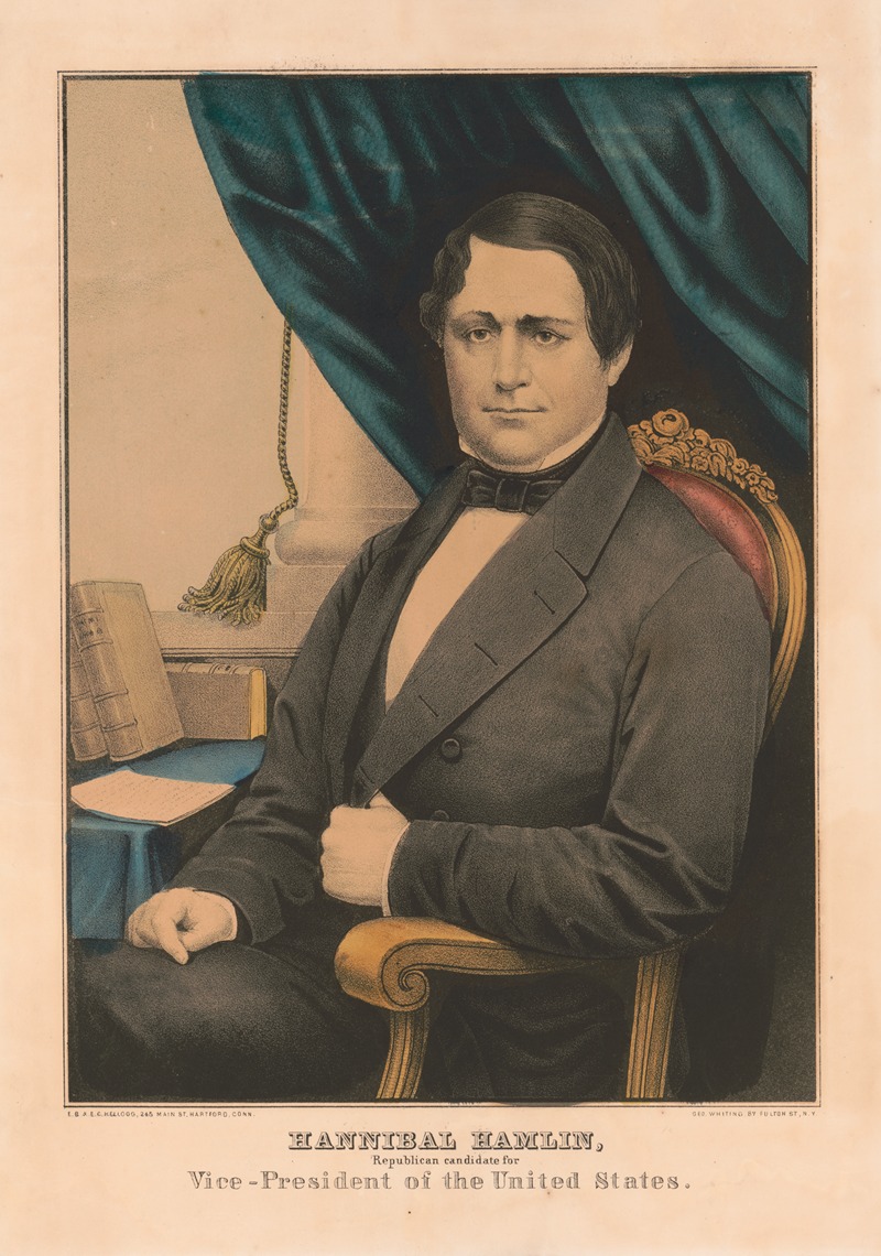 Hannibal Hamlin, Republican candidate for Vice-President of the United ...