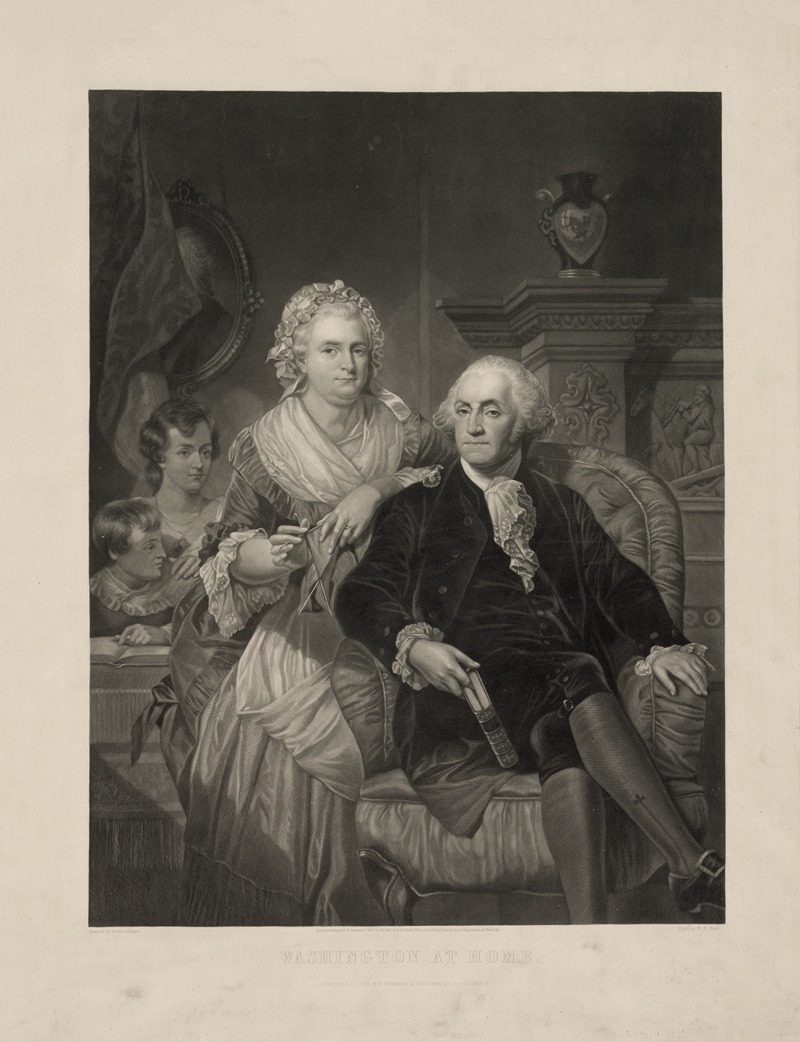 Washington at home - Artvee