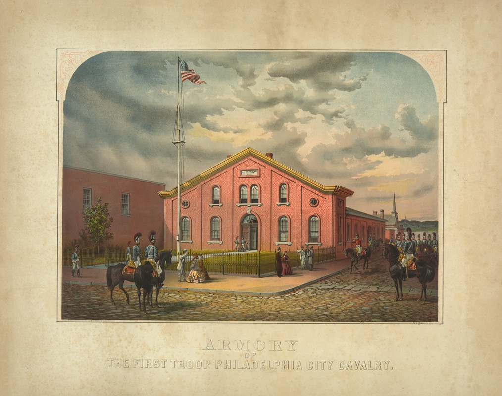 Armory of the First Troop Philadelphia City Cavalry - Artvee