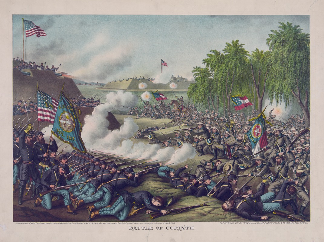 Battle of Corinth – Oct 3 & 4 1862 – Union (Gen. Rosecrans). Loss; Gen ...