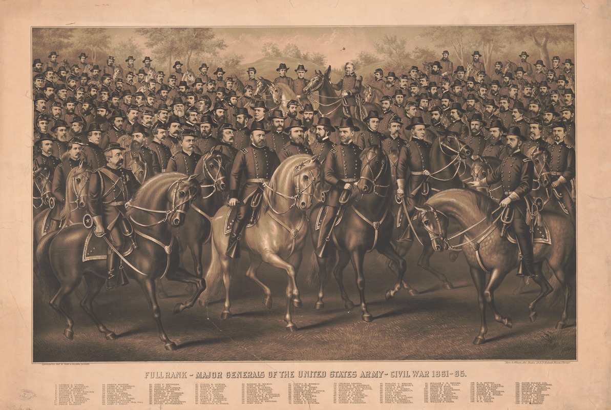 Full rank – major generals of the United States Army – Civil War 1861 ...