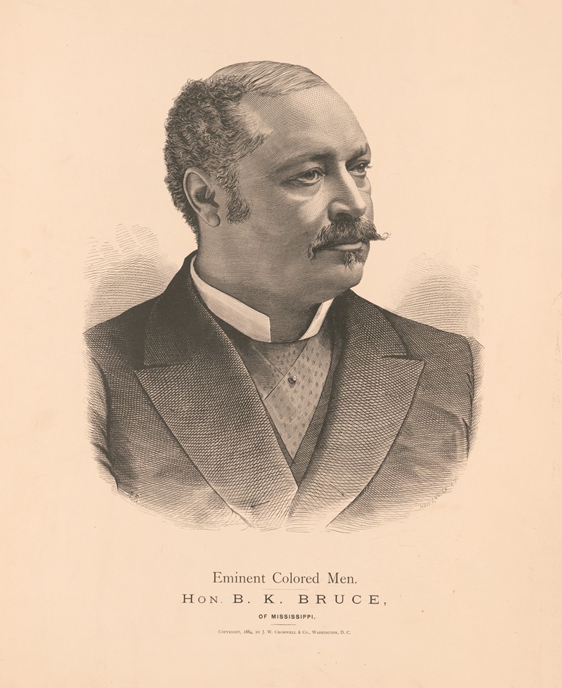 Eminent colored men. Hon. Blanche K. Bruce, of Mississippi - Artvee