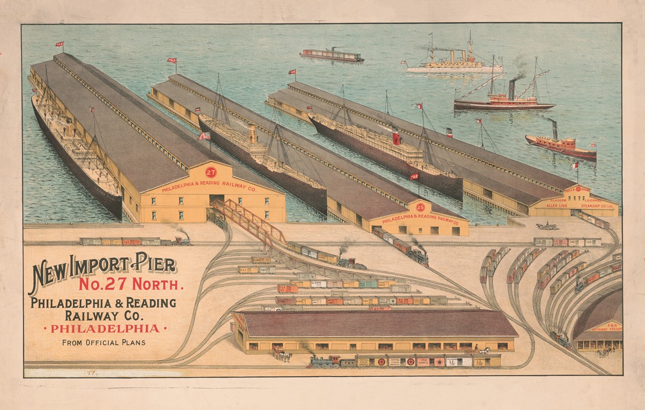 New import pier no. 27 north - Artvee