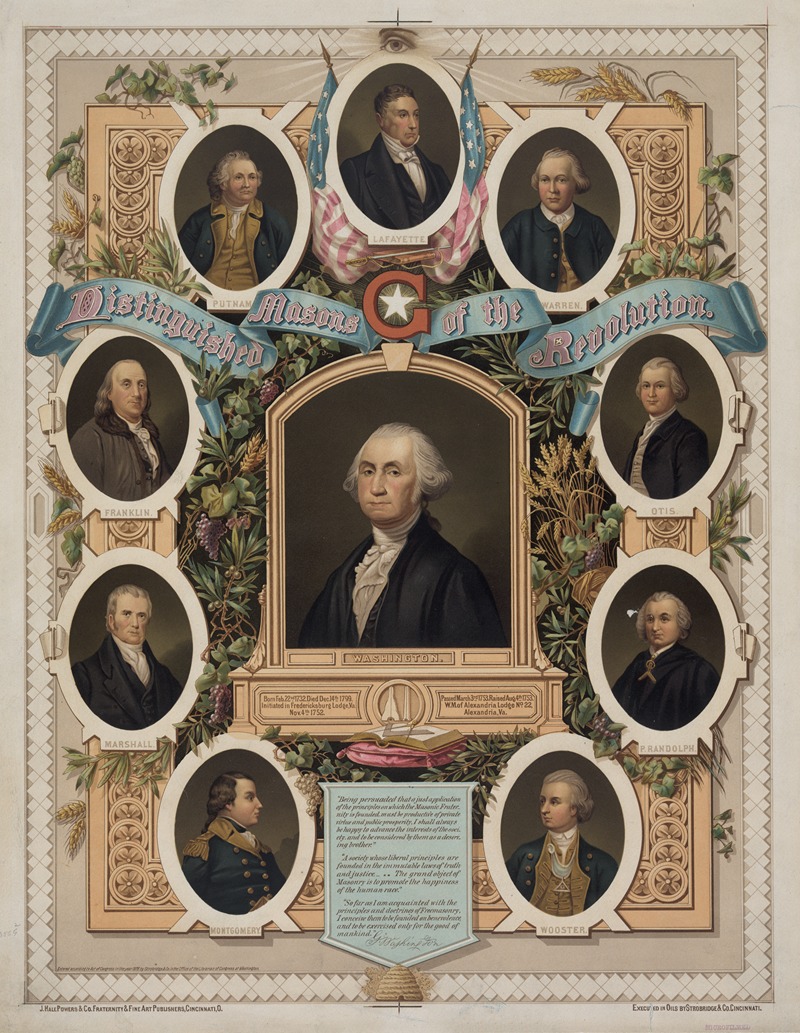 Distinguished masons of the revolution - Artvee