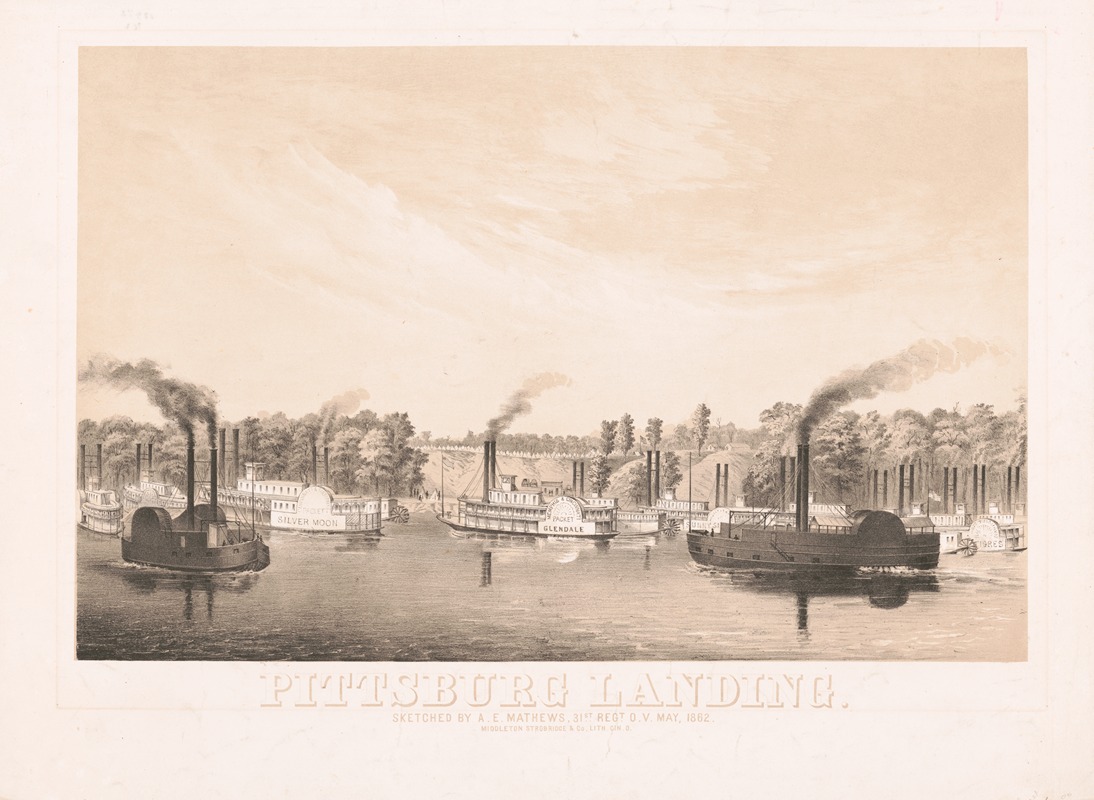 Pittsburg Landing - Artvee