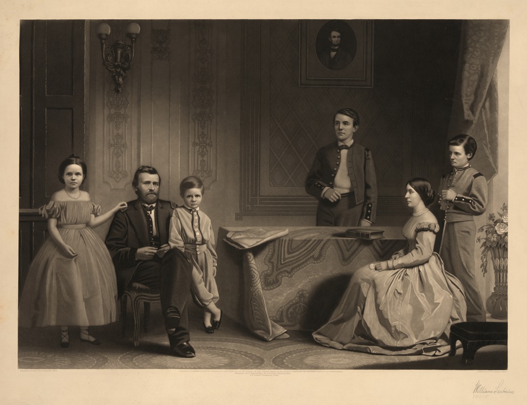 Grant and his family - Artvee