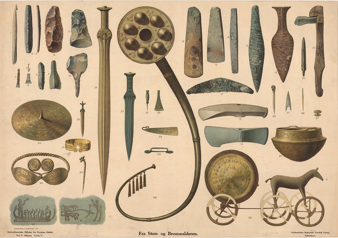 Stone and Bronze Age Artifacts - Artvee