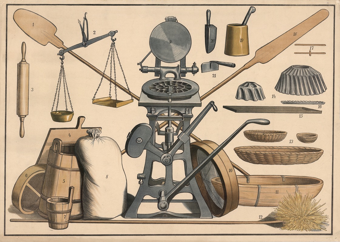 Baker’s tools - Artvee