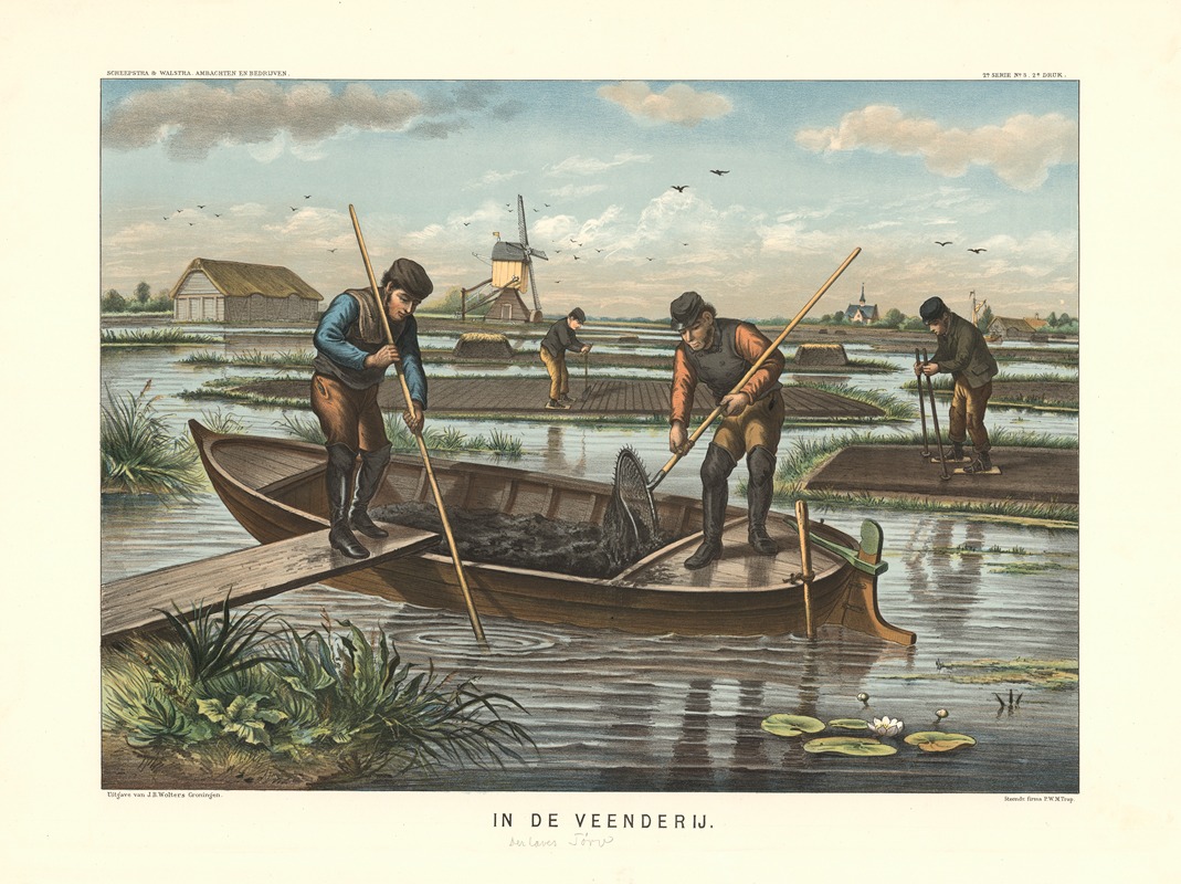 In the bog - Artvee