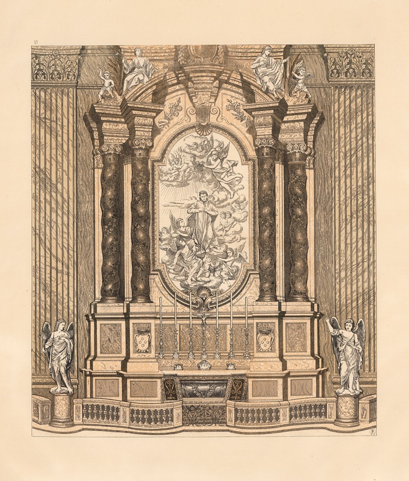 Late Renaissance (Baroque) Altar - Artvee