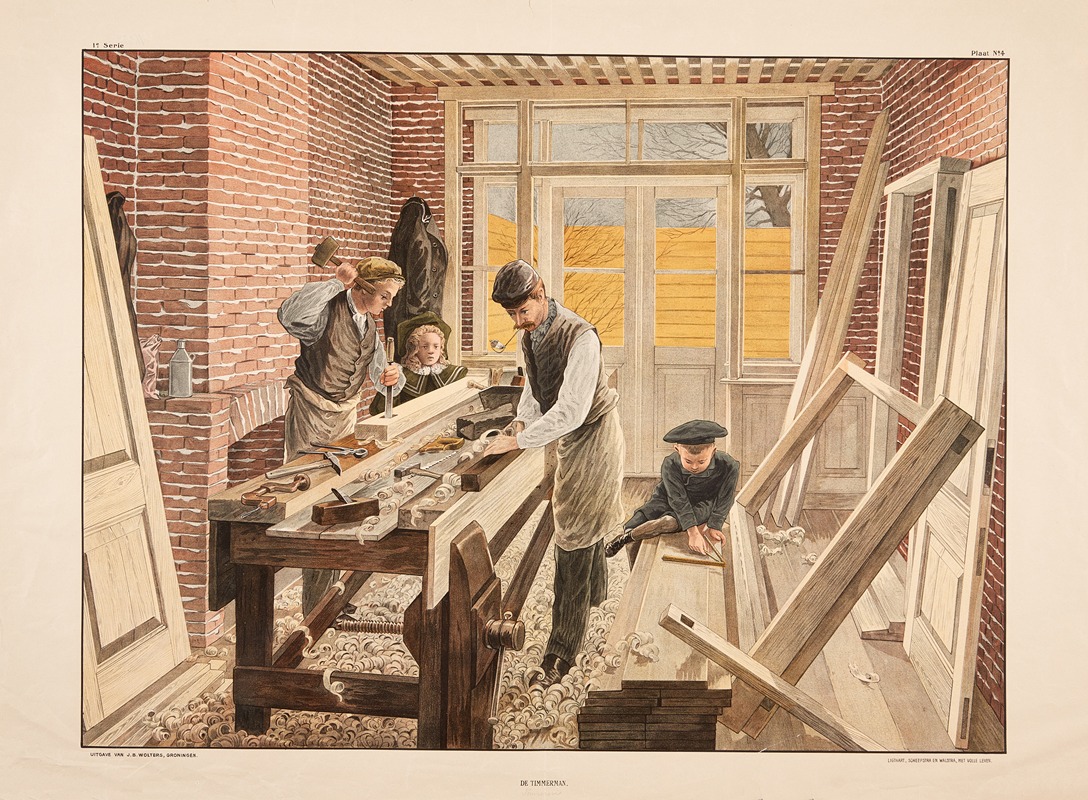 De timmermann - Artvee