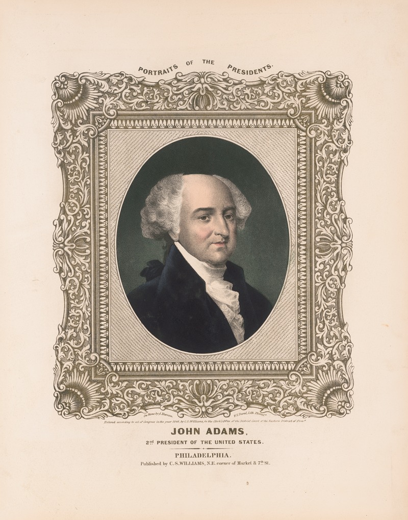 John Adams, 2nd president of the United States - Artvee