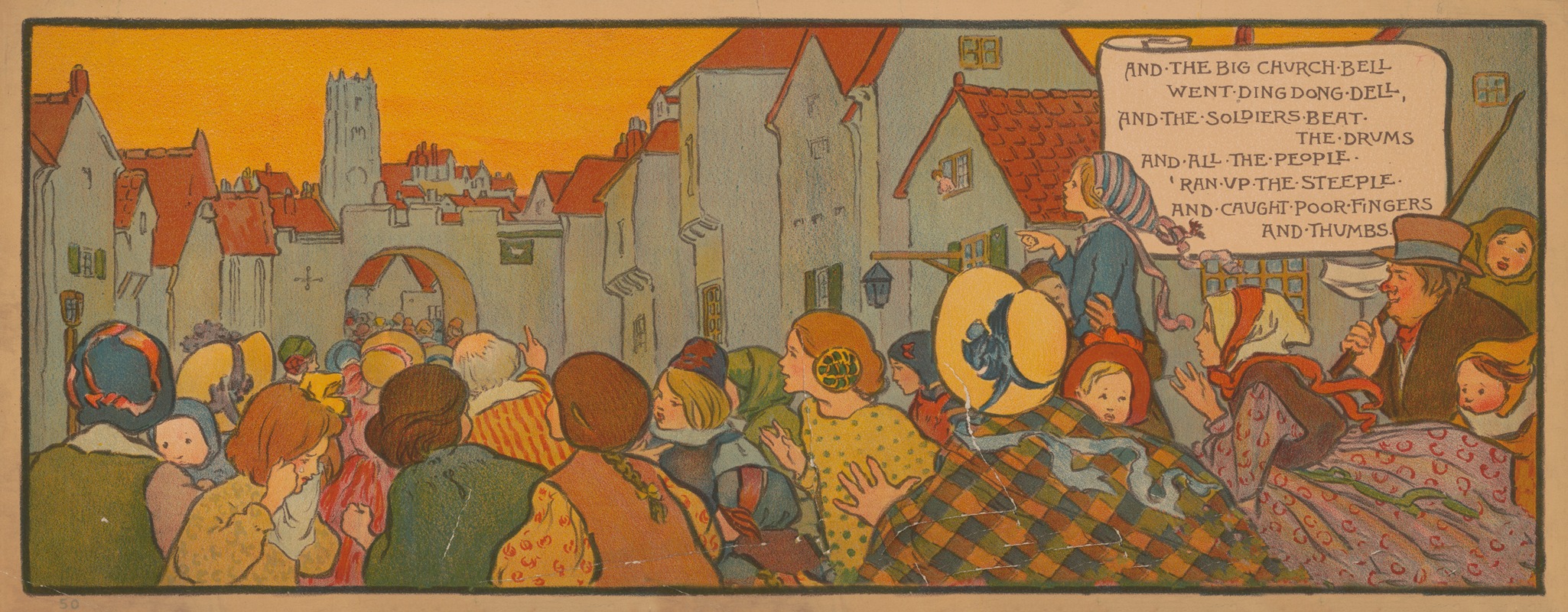 And the church bell went ding dong dell… - Artvee