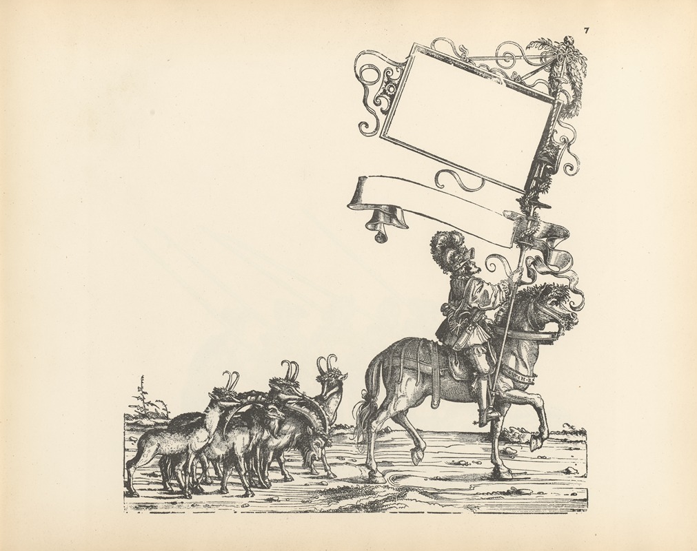 The Triumphs of the Emperor Maximilian I Pl.07 - Artvee