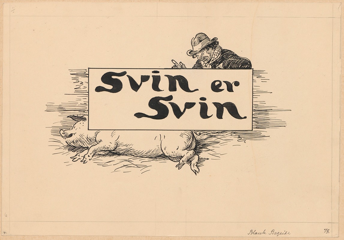 Svin er Svin Pl.10 - Artvee
