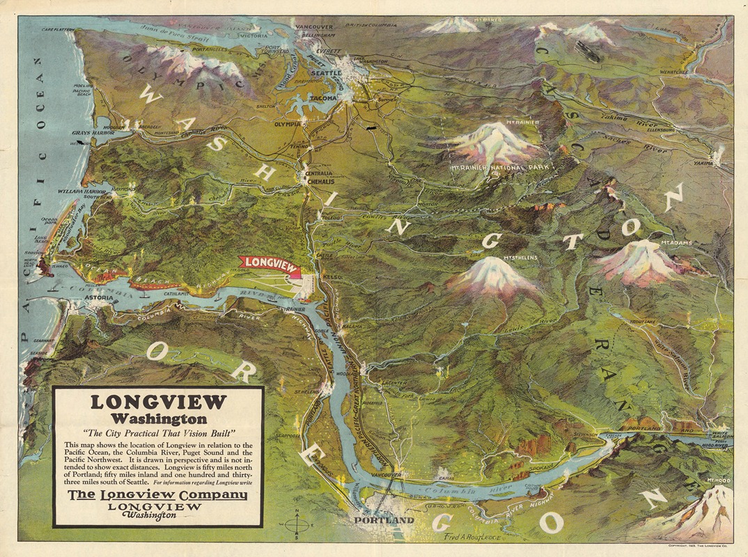 Longview, Washington; the city practical that vision built - Artvee